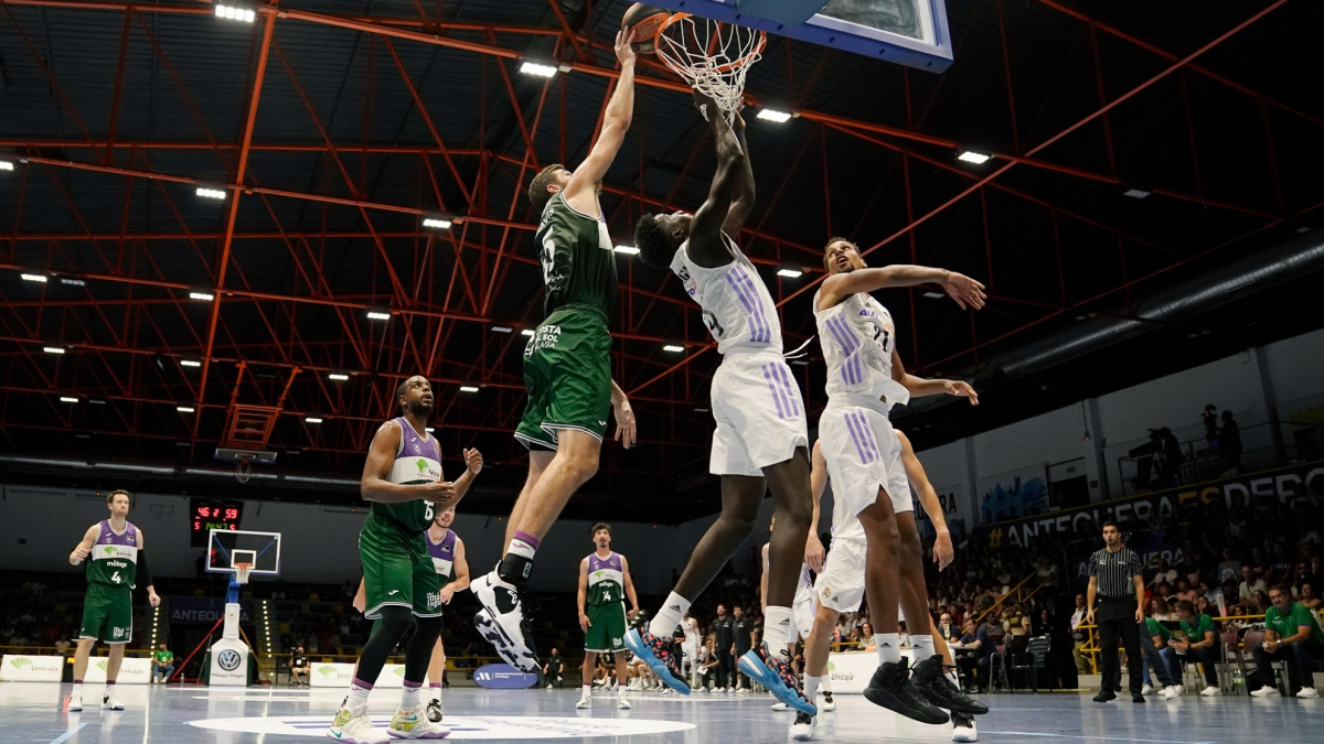 Primer recital de Musa con el Madrid para batir al Unicaja
