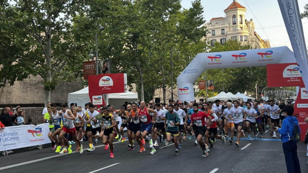 Águeda Marqués, con récord, y Mohamed Attaoui, reyes de la Milla en Madrid