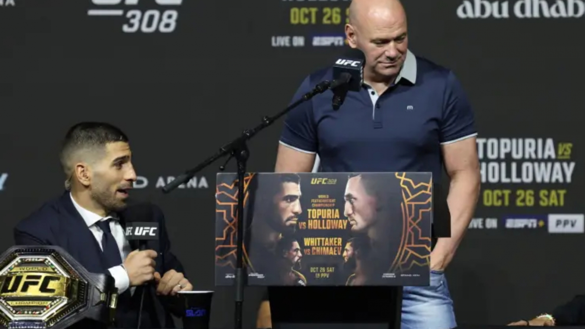 Dana White da pistas sobre el futuro de Ilia Topuria: "Estamos ...