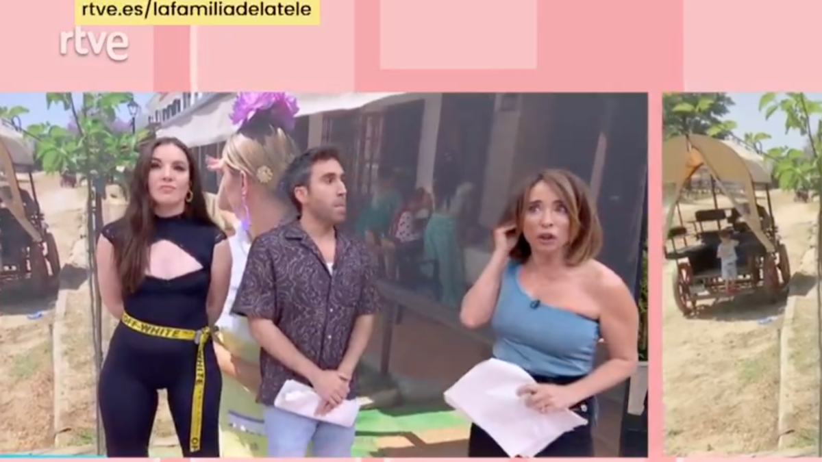 María Patiño, obligada a intervenir en una conexión en directo desde El ...