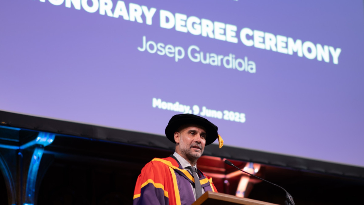 Guardiola, nombrado Doctor Honoris Causa por la Universidad de Mánchester