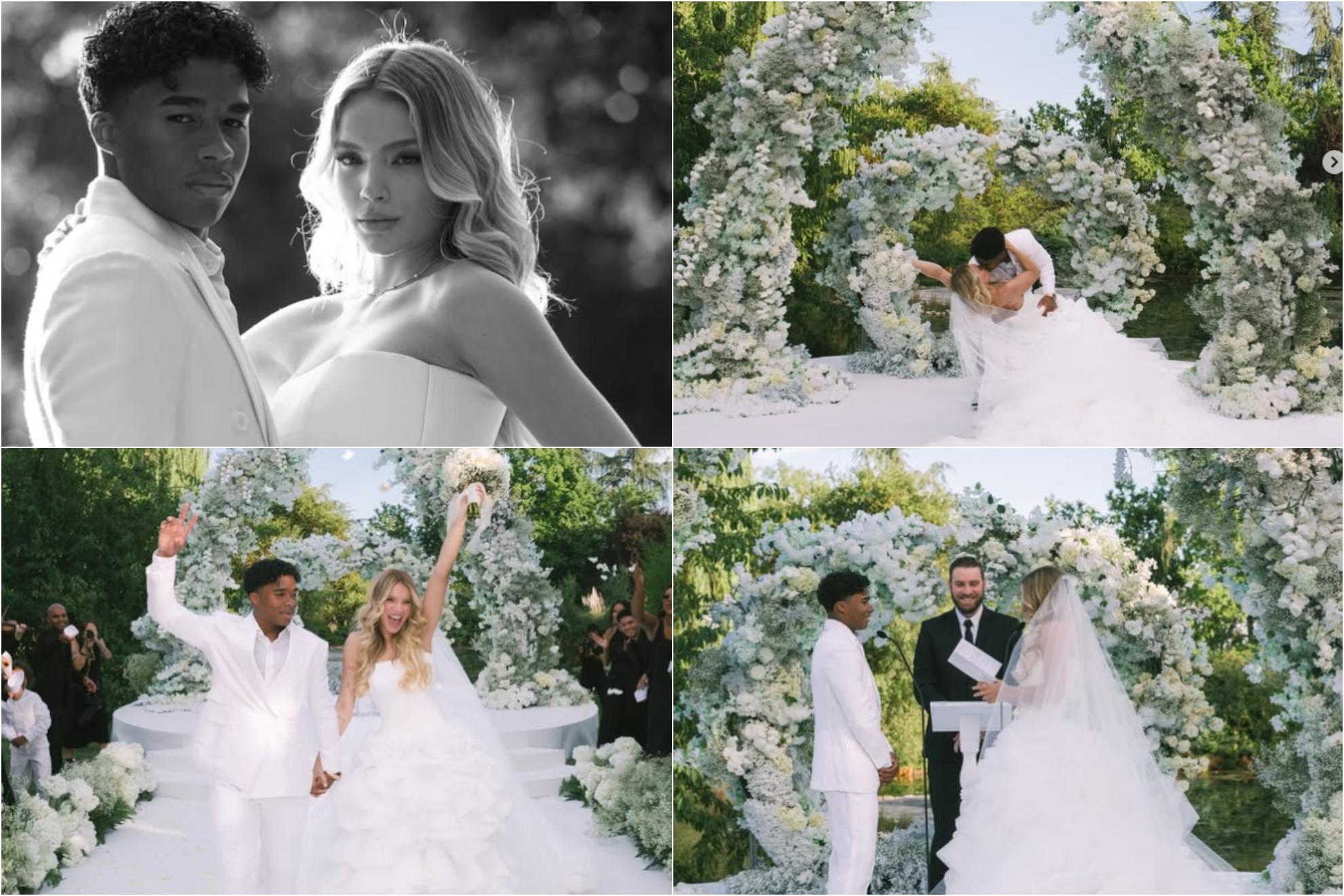 La ceremonia de boda entre Endrick y Gabriely... tras casarse en septiembre