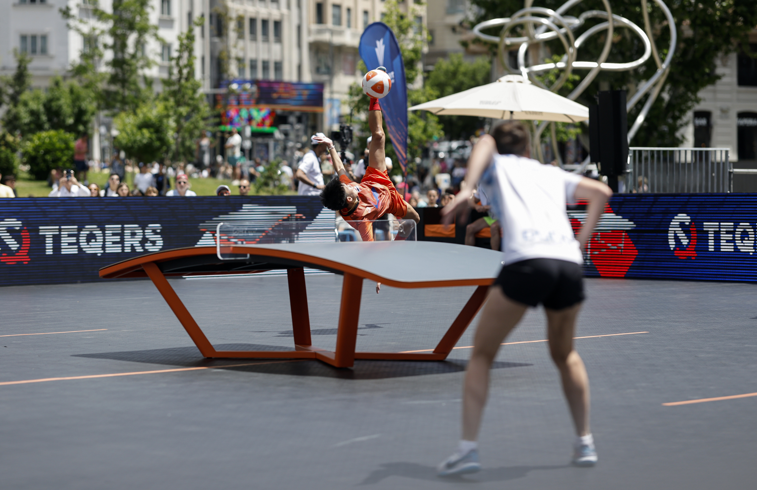 Hungría y Tailandia brillan en el Mundial de Teqball de Madrid