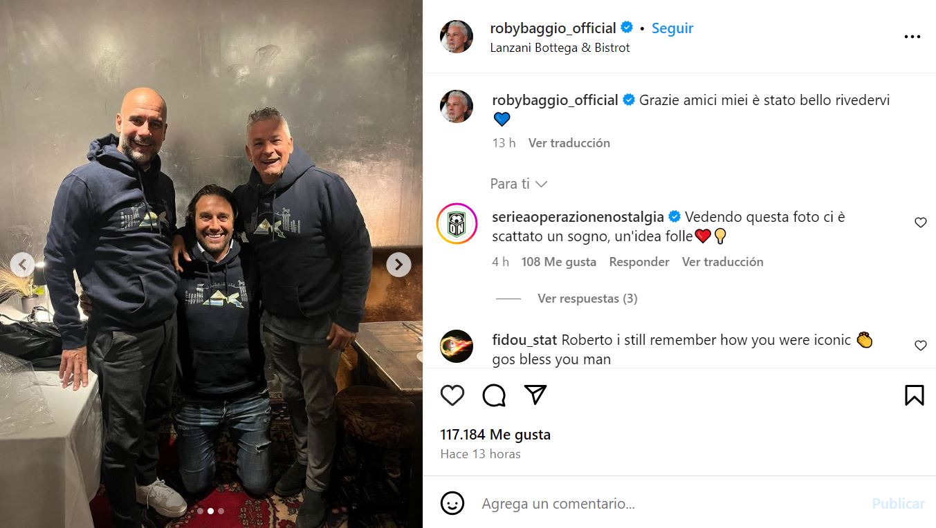 Guardiola y Roberto Baggio recuerdan al mejor Brescia de la historia ...