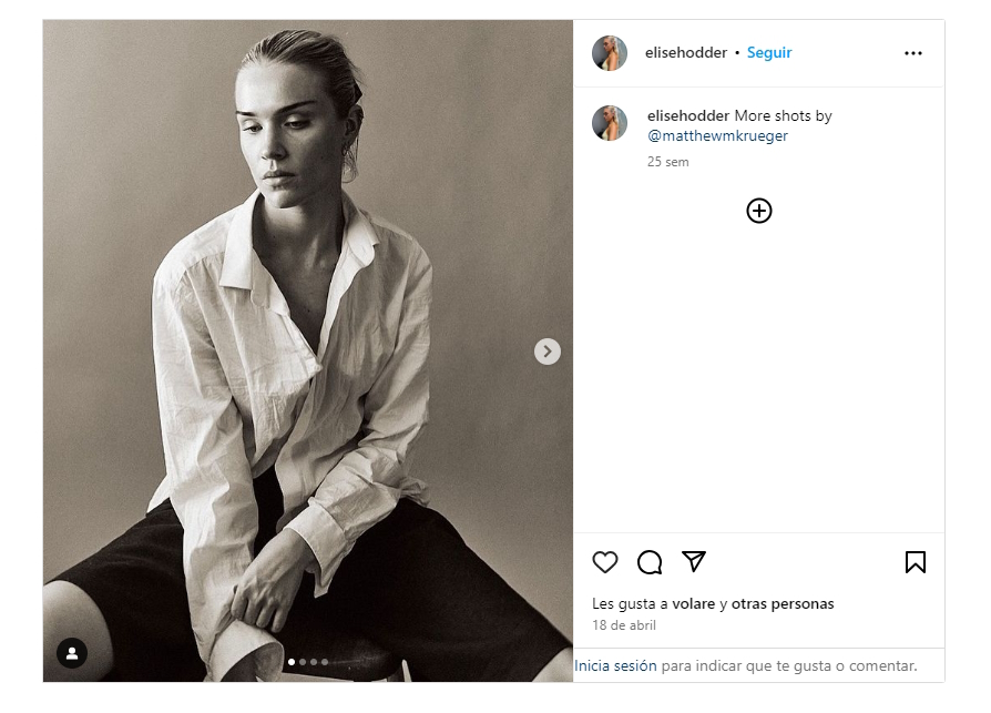 Muere la modelo Elise Hodder a los 24 años