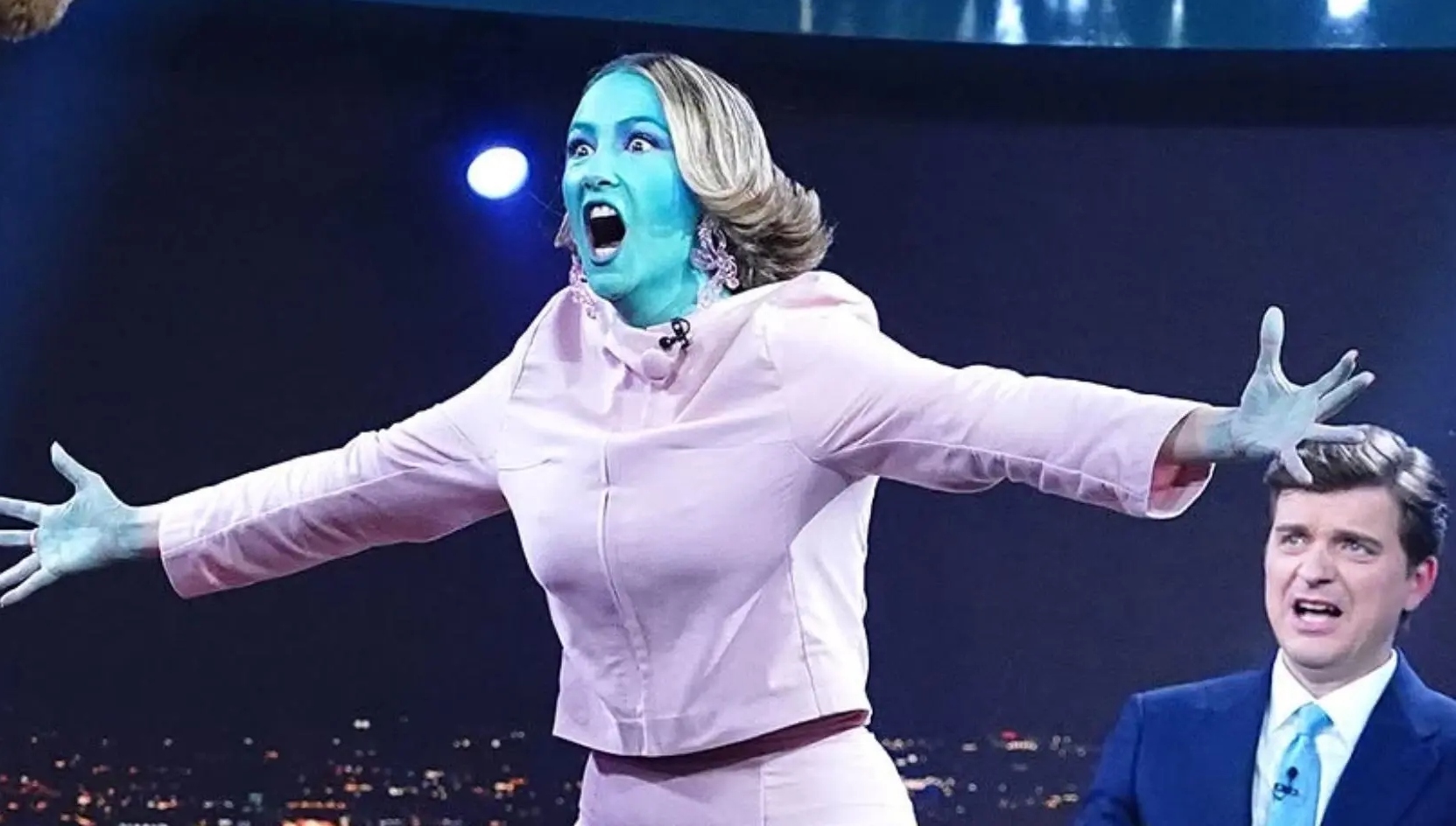 Rigoberta Bandini aparece teñida de azul en el 'Late Xou' de Marc Giró ...