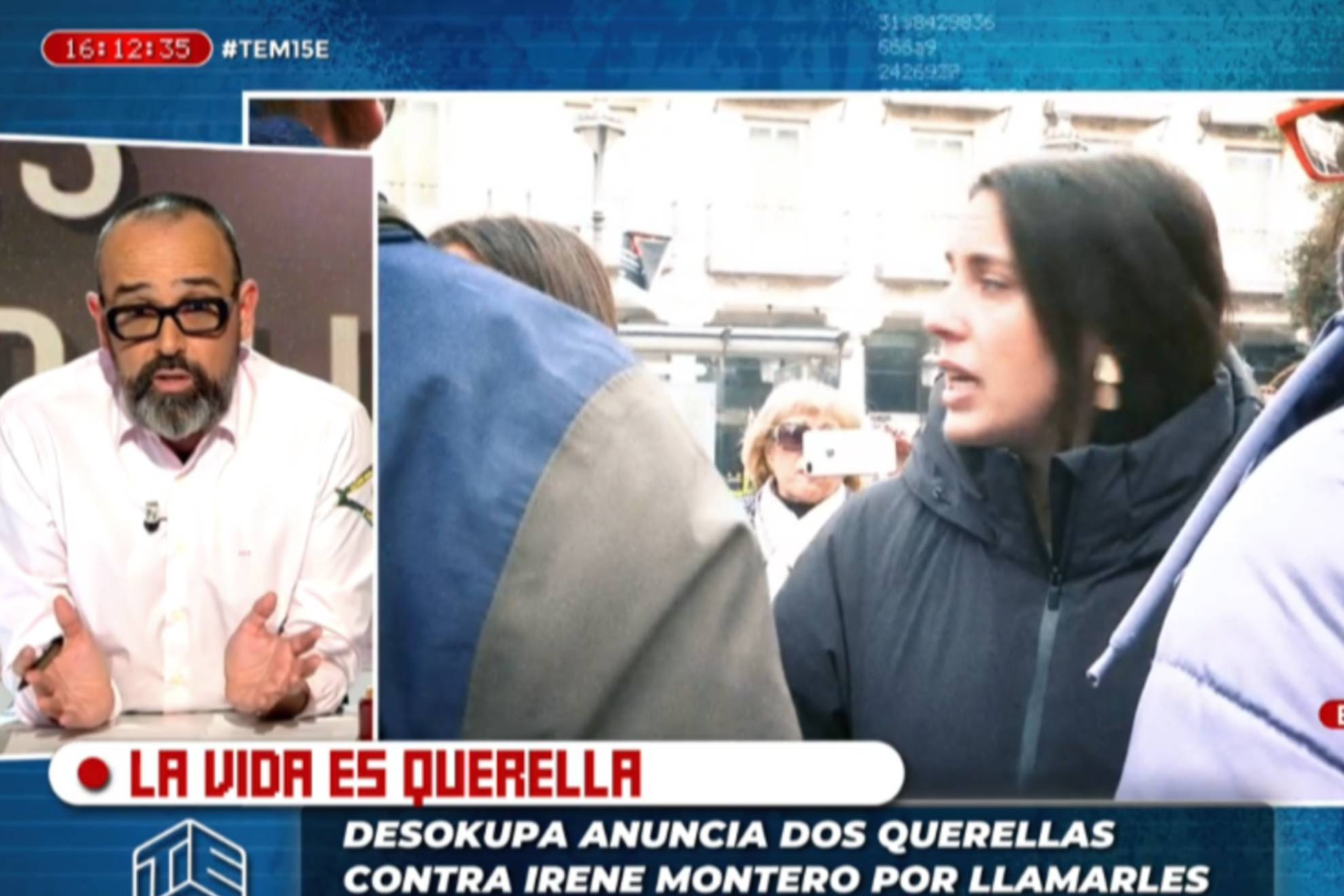Irene Montero eleva la tensión tras mencionar Ana Rosa Quintana en 'TEM' y Risto Mejide le frena ...