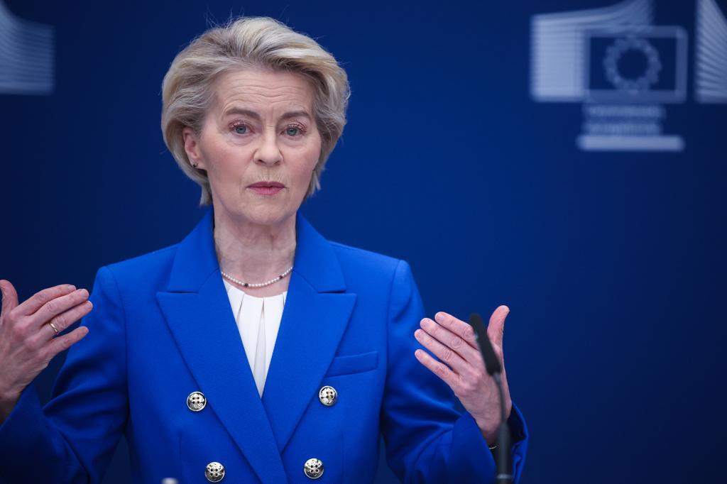 La presidenta Von der Leyen sufre interferencias durante su vuelo y Bulgaria culpa a Rusia de ...