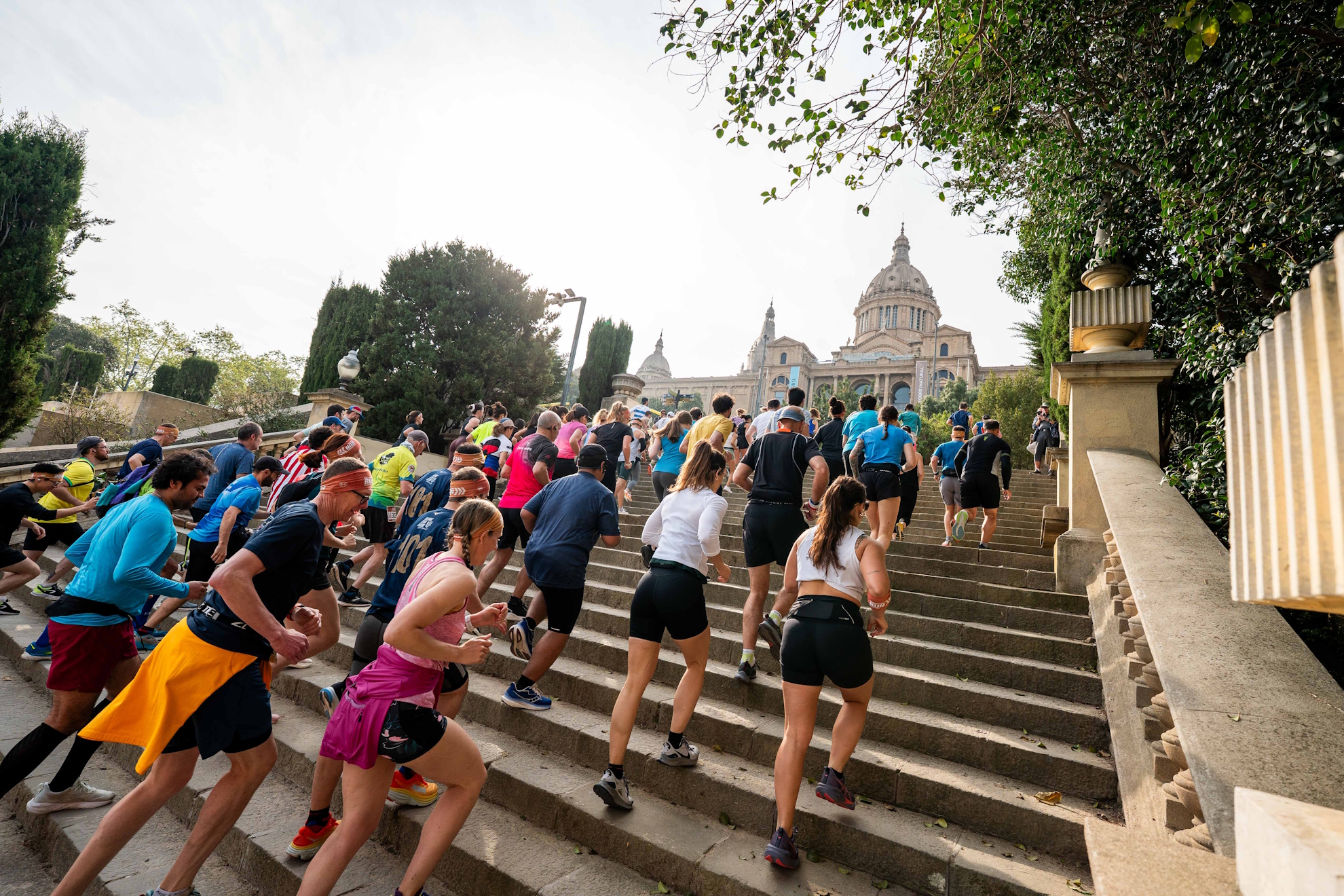 Escaleras, desniveles y récord de participantes: la Salomon Run se ...