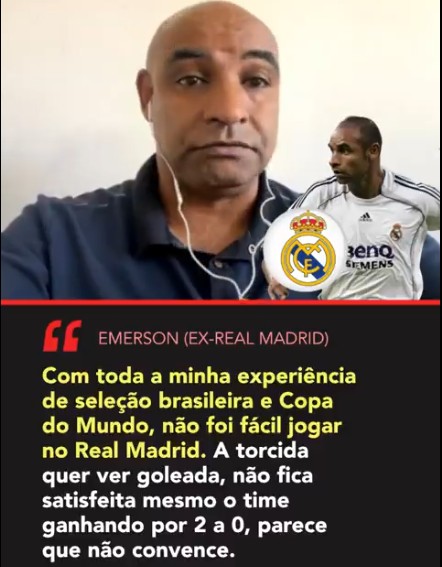 ¿Qué fue del 'Puma' Emerson?: "Con 1-0 ó 2-0 el Bernabéu no se ...