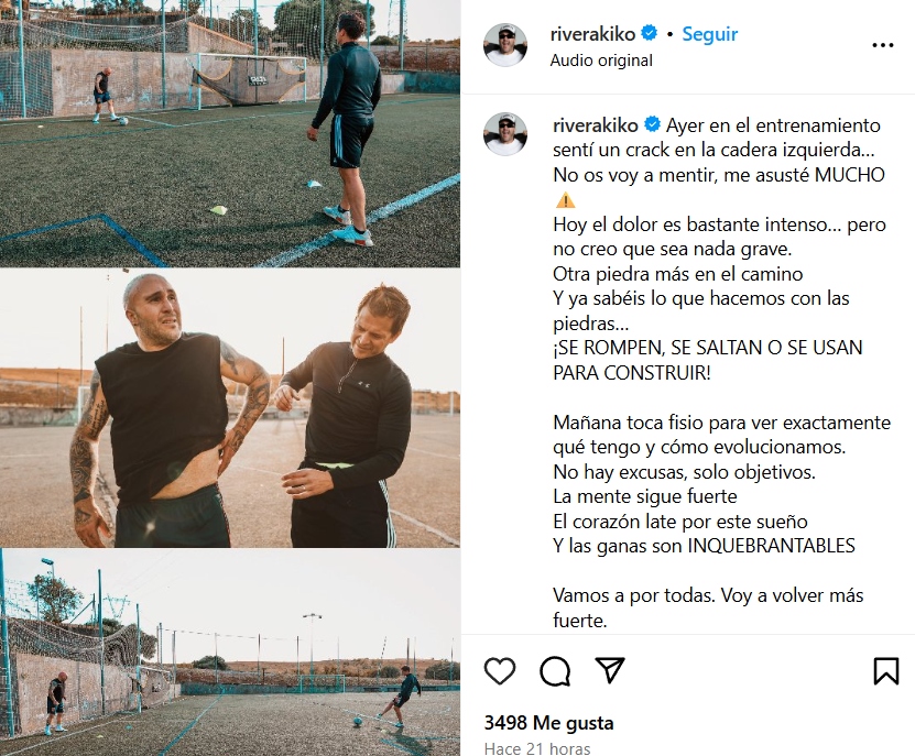 Kiko Rivera hace saltar las alarmas por una lesión en su preparación ...