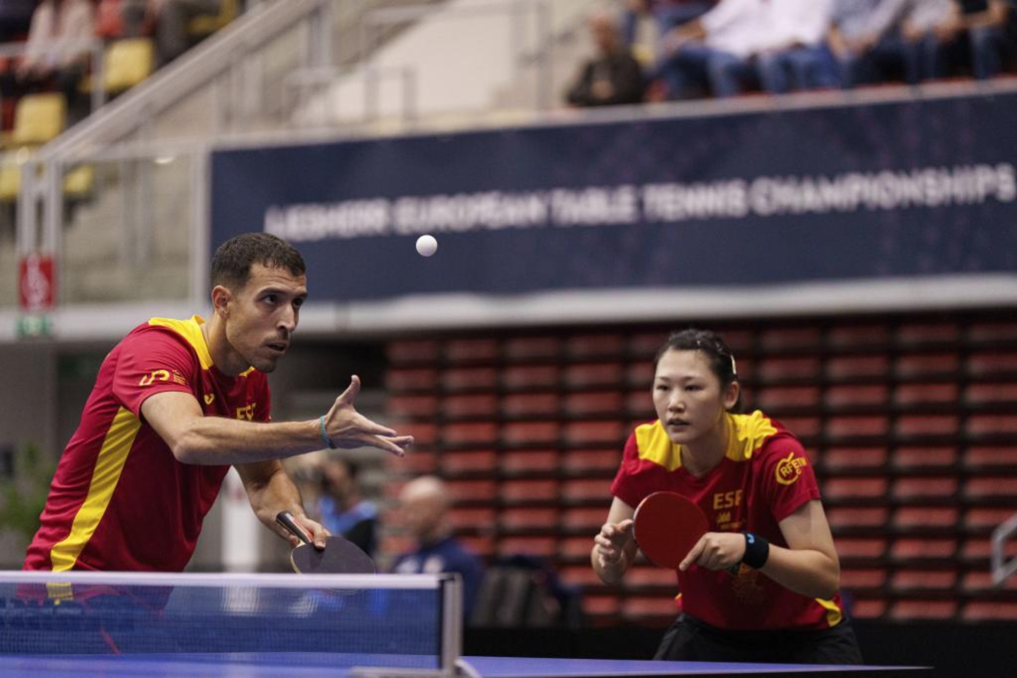 Xiao y Robles, sin medalla mundial al caer en cuartos en dobles mixtos
