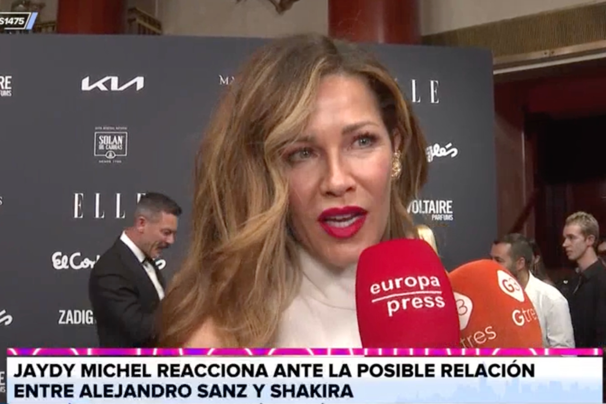 Jaydy Michel, acerca de una posible relación entre Alejandro Sanz y Shakira: “No me incumbe”