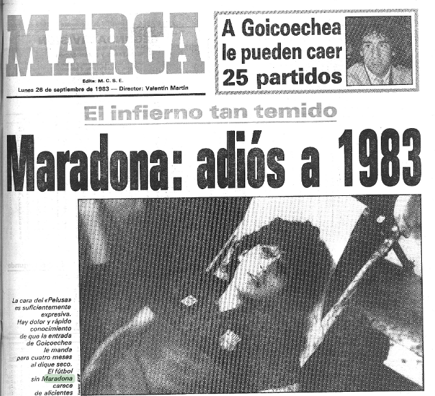 Goikoetxea - Maradona: la génesis del caso Williams y del choque ...