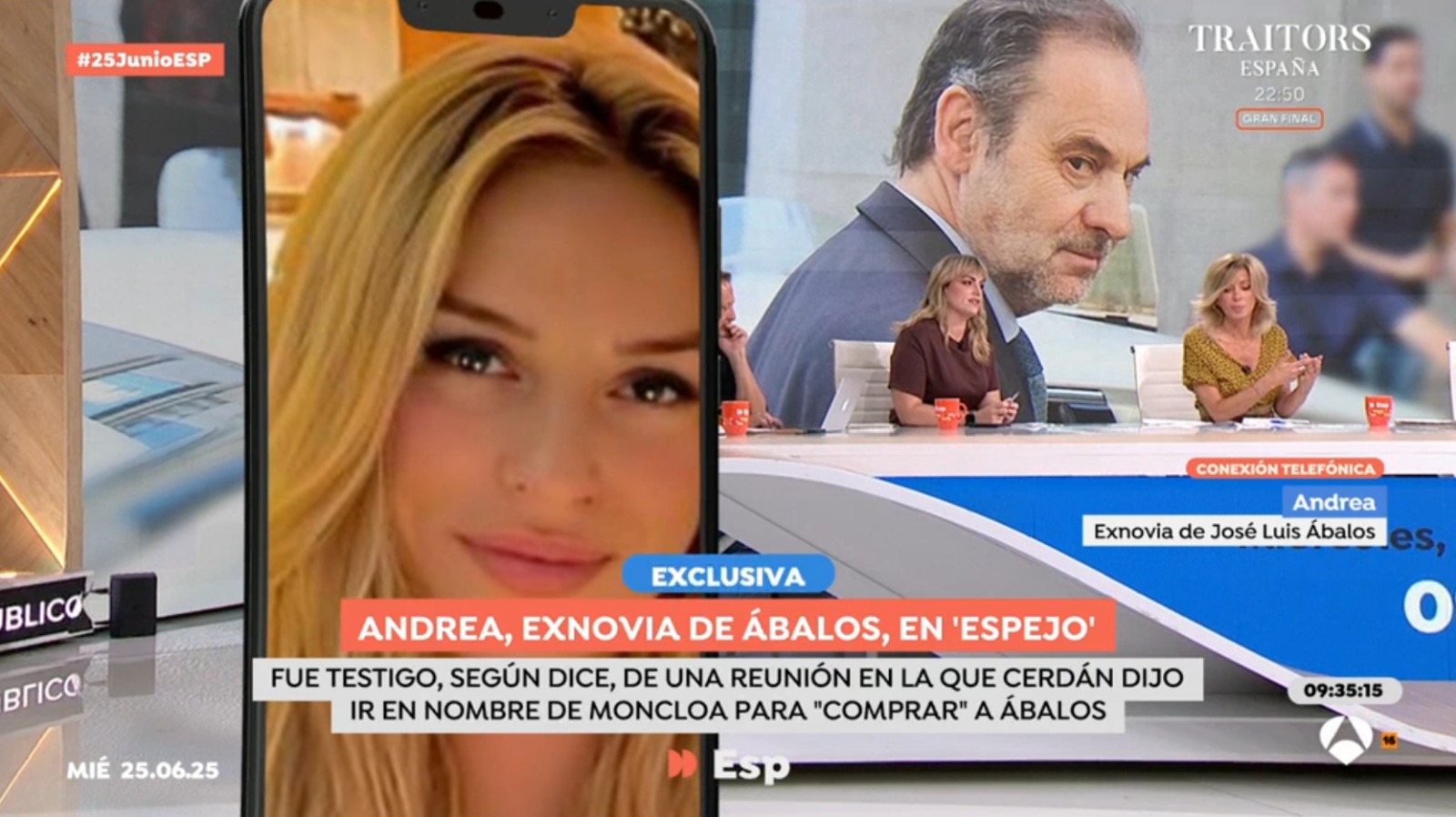 Andrea, ex de Ábalos, explica por qué le pidió recuperar la grabación ...