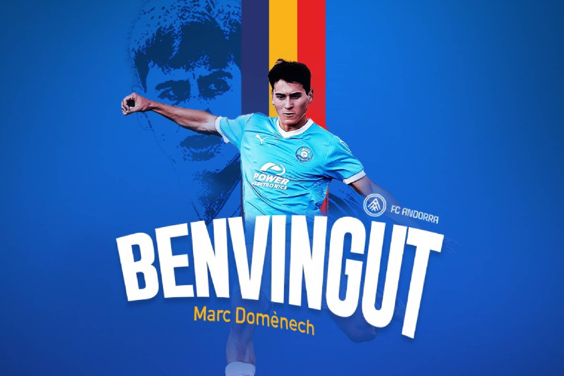 Marc Domènech, medio procedente del Ibiza, primer fichaje del Andorra