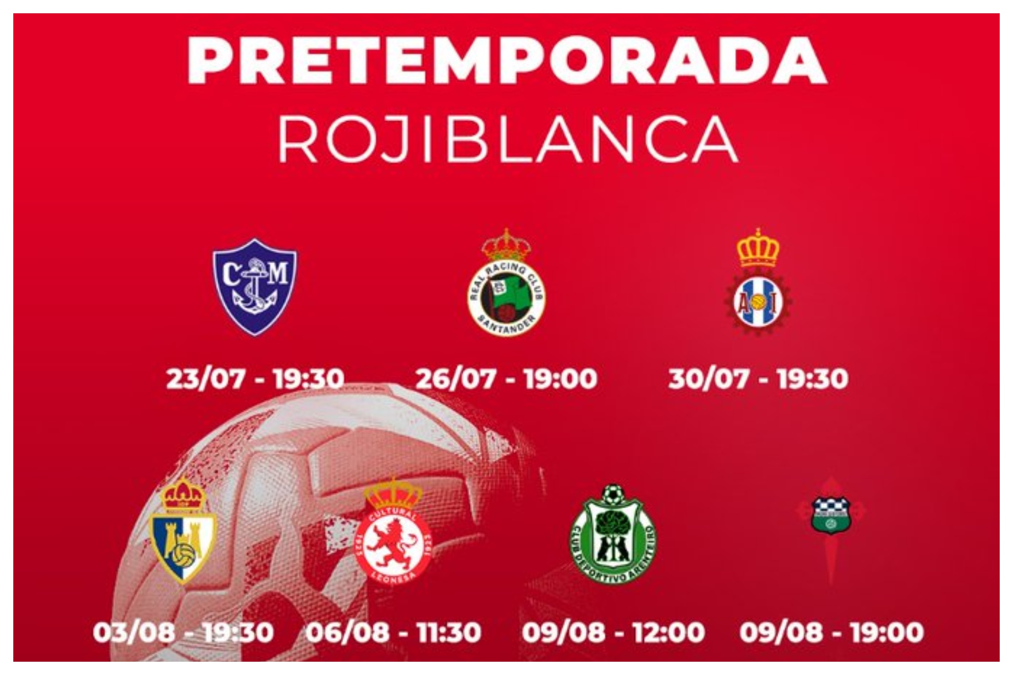 El Sporting completa un calendario de pretemporada 'de andar por casa'