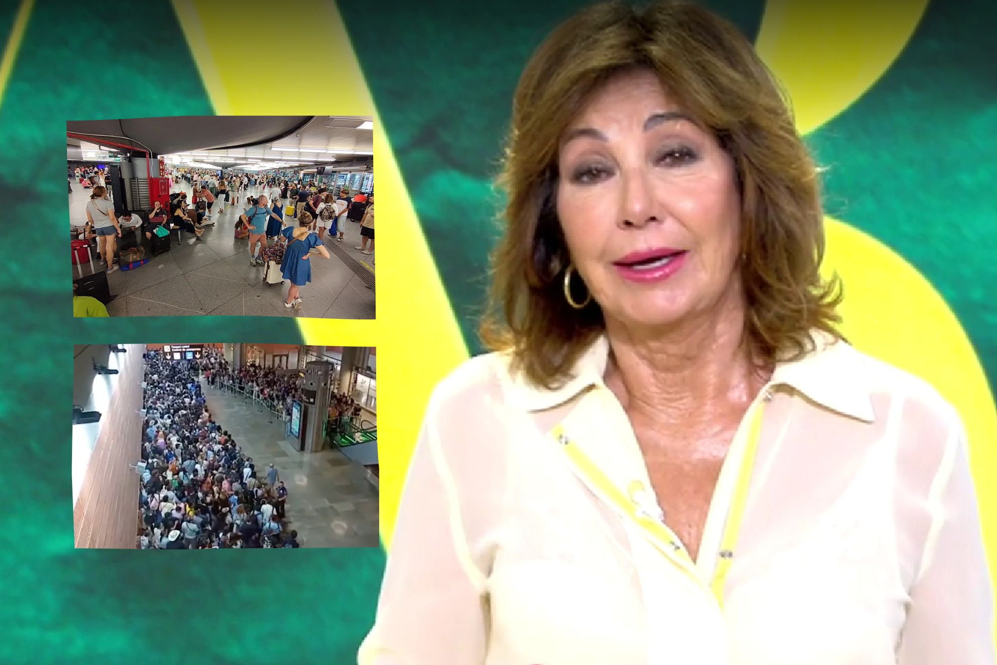 Ana Rosa, sobre los retrasos en los trenes y el caos en Barajas: "No ...
