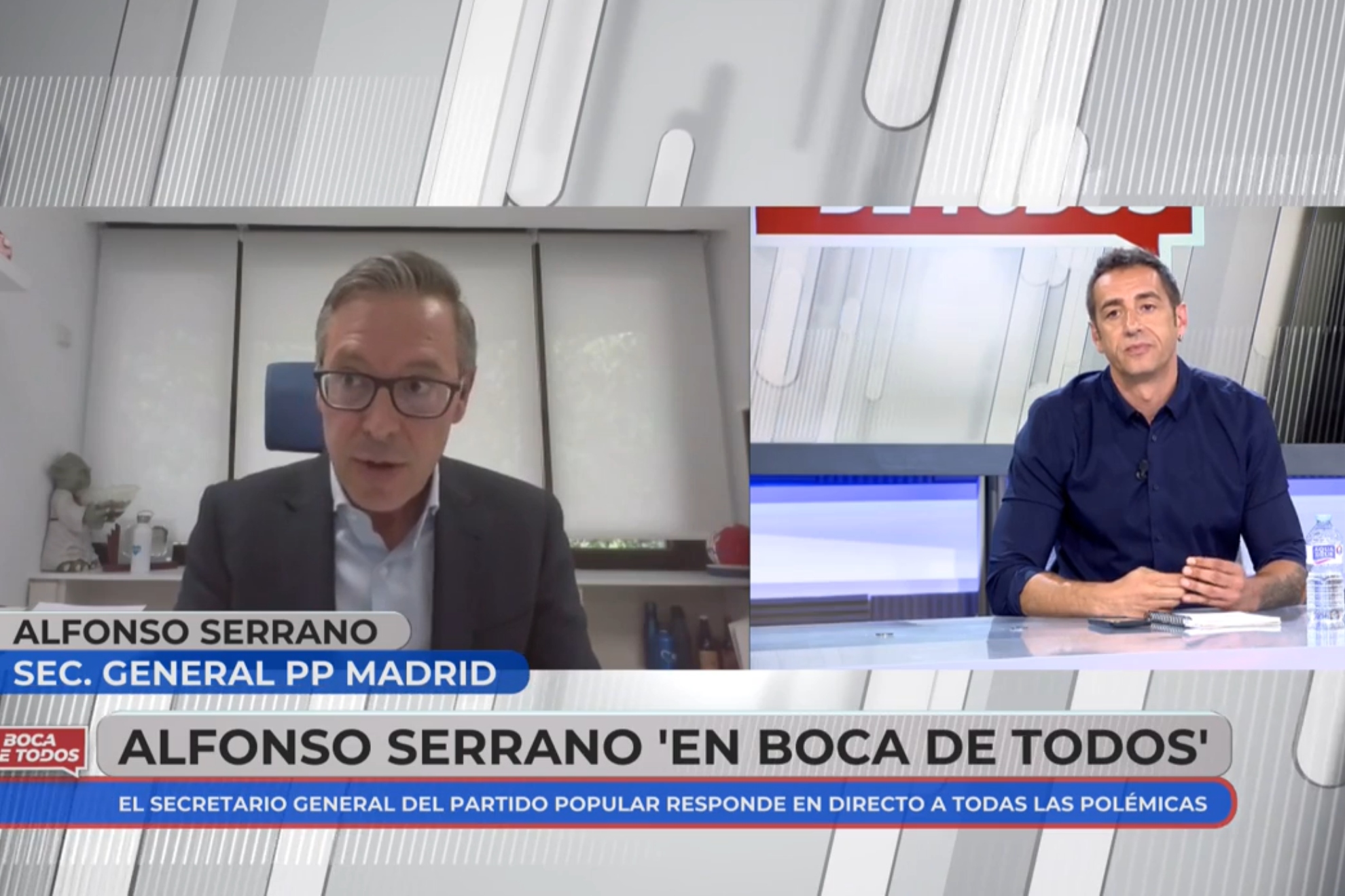 Un debate de alto voltaje entre Alfonso Serrano y Emilio Delgado: "Es un mentiroso”