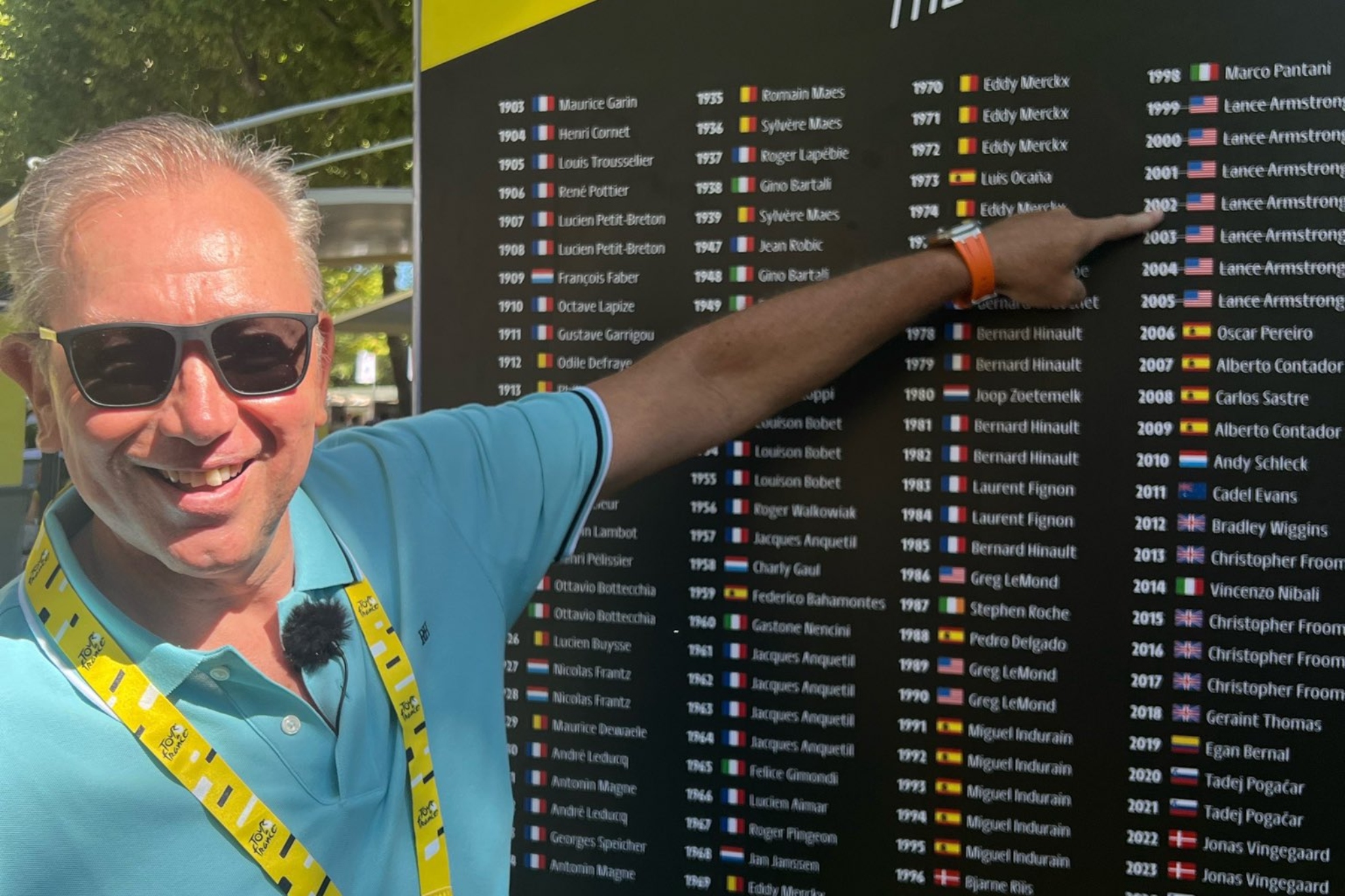 La UCI reprende la presencia de Johan Bruyneel en el Tour: "No estaba ...
