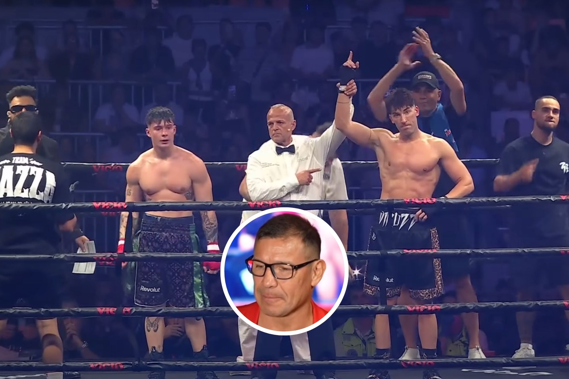 'Maravilla' Martínez, muy enfadado con el resultado del combate entre Viruzz y Tomas Mazza en La ...