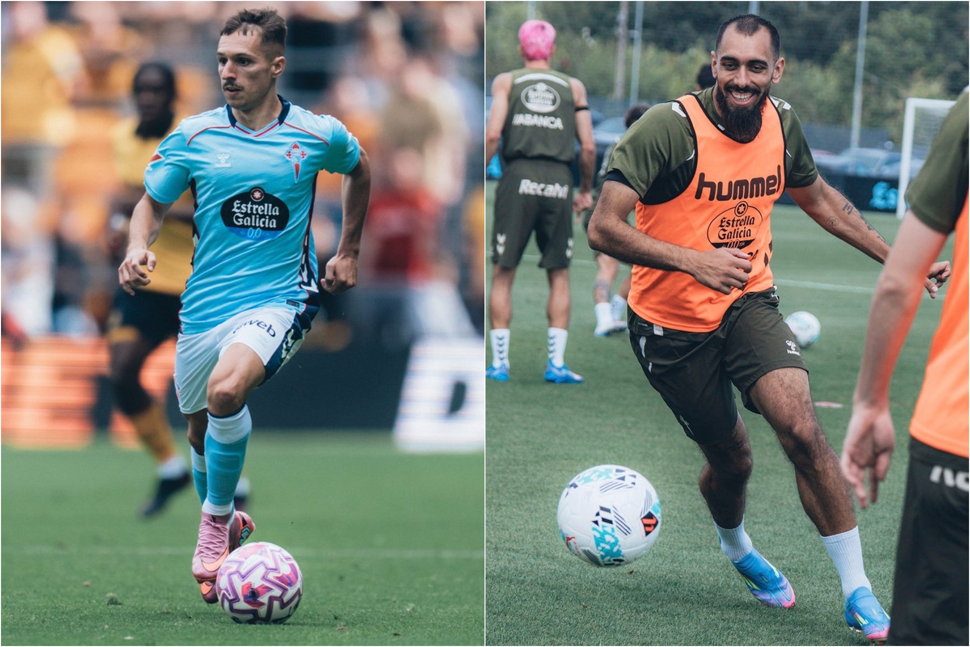 Bryan Zaragoza y Borja Iglesias se ponen a punto para el estreno liguero