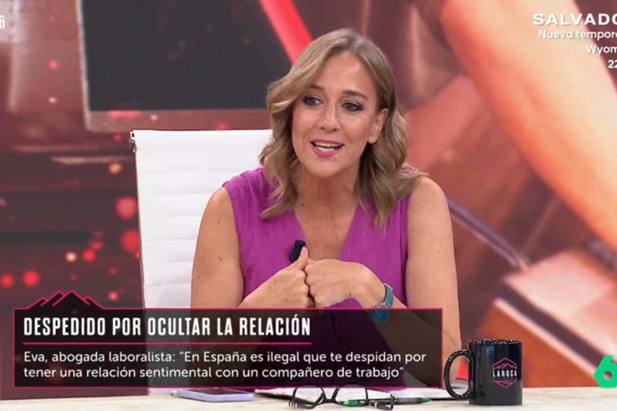Tania Sánchez, sobre las relaciones sentimentales en el trabajo: "A mí me han asignado señores ...